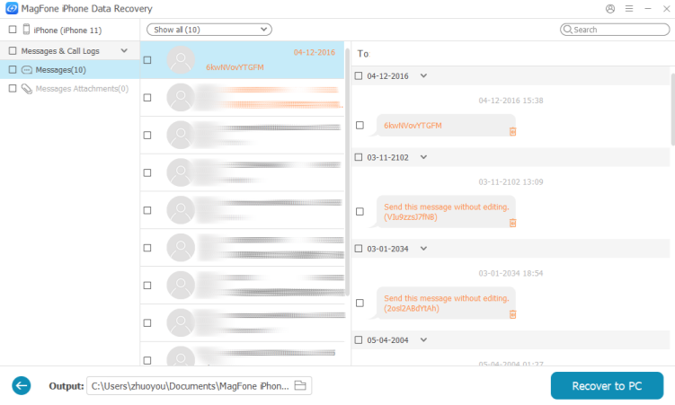 retrieve old text messages on iphone