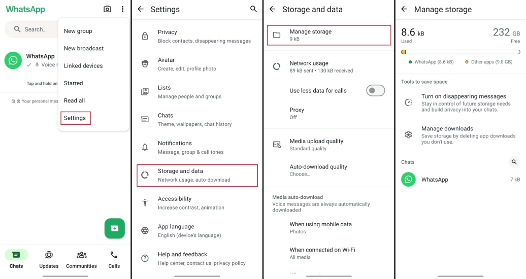 How to Clear WhatsApp Cache without Losing Data