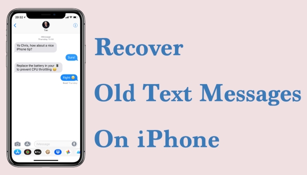 recover old text messages on iphone